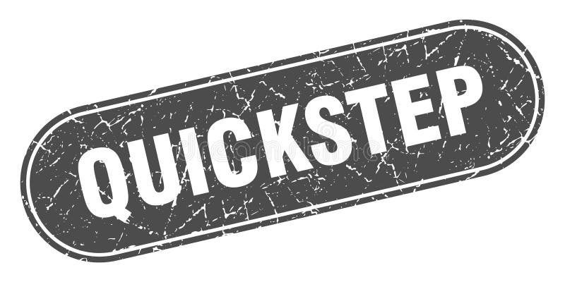 Quickstep Sign. Quickstep Grunge Stamp Stock Vector - Illustration of ...