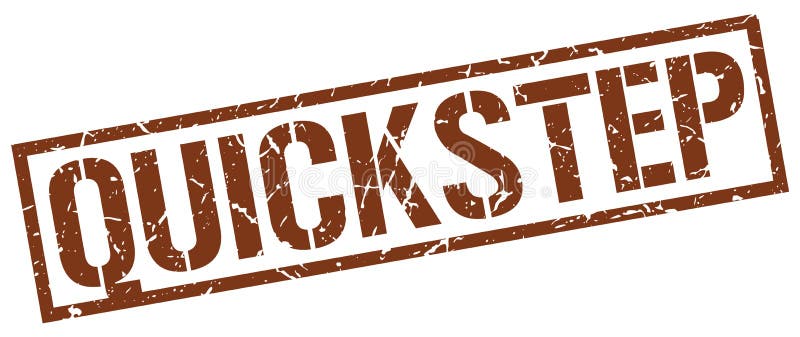 Quickstep stamp stock vector. Illustration of sign, square - 122013514