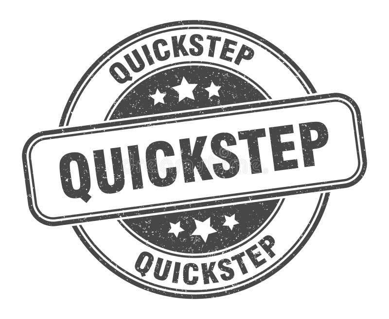 Quickstep Stamp. Quickstep Round Grunge Sign Stock Vector ...