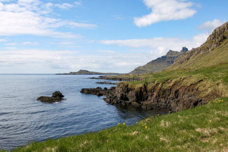 Quiet bay by the sea stock photo. Image of fall, shallow - 153473716