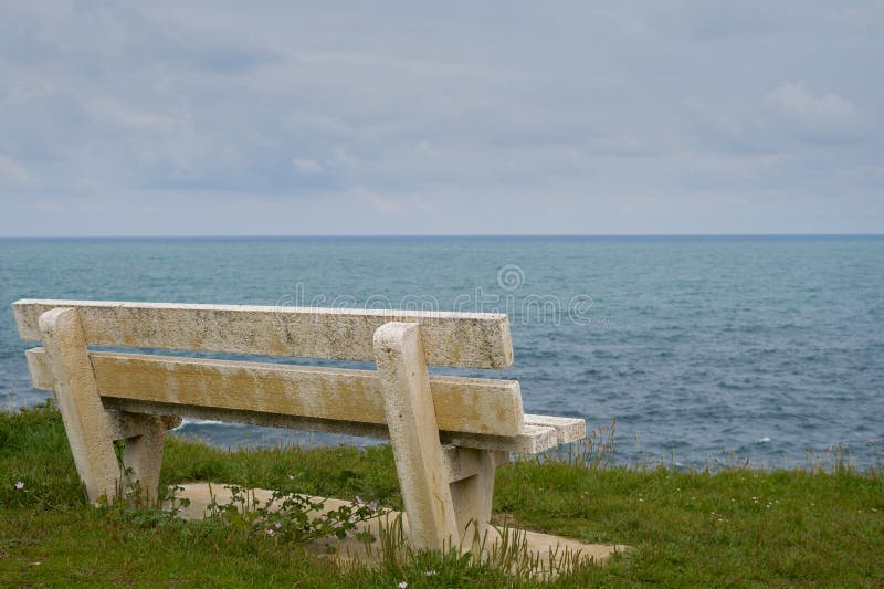 Quiet Bench To Sit and Enjoy a Nice View Stock Image - Image of bench ...