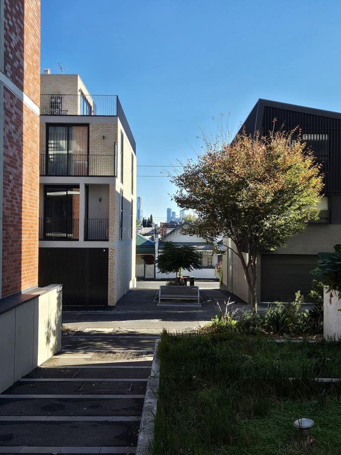 Quiet Corner between Modern Apartment and Historical Houses Overlooking ...