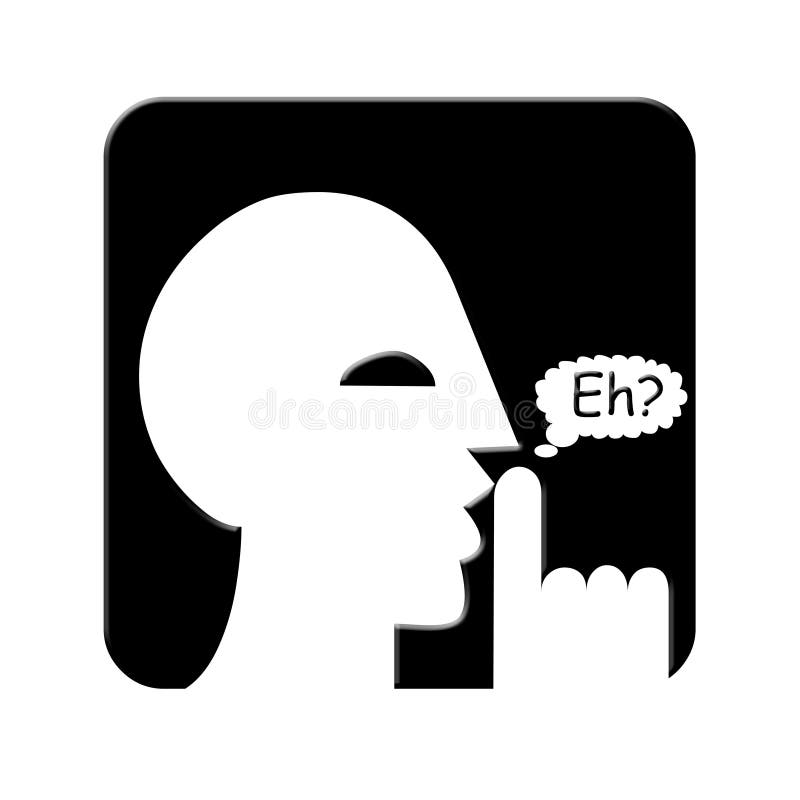 Quiet Symbol Stock Illustrations – 9,857 Quiet Symbol Stock ...