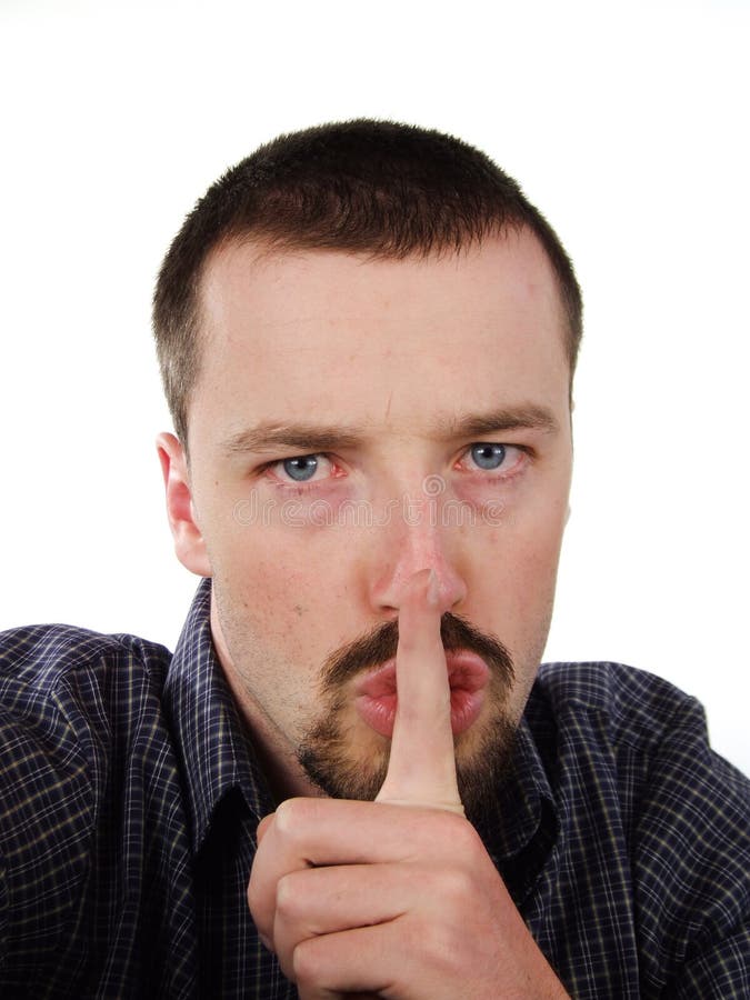SHHHH Be Quiet! stock image. Image of funny, motion, mouth - 13937089