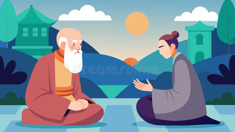 In a Quiet Monastery a Zen Master and a Stoic Philosopher Discuss the ...