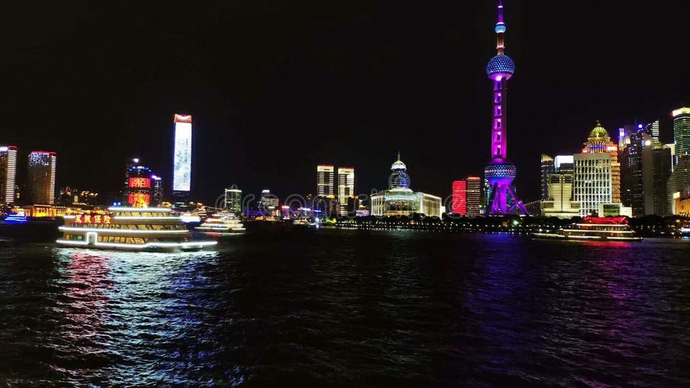Quiet and Peaceful Night View Editorial Stock Image - Image of monks ...