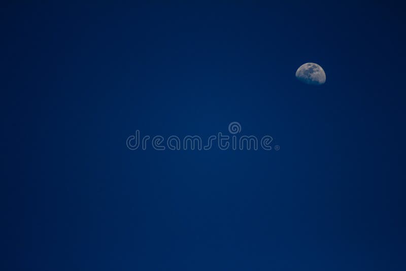 Quiet Photo of the Crescent Moon Stock Image - Image of luna, celestial ...