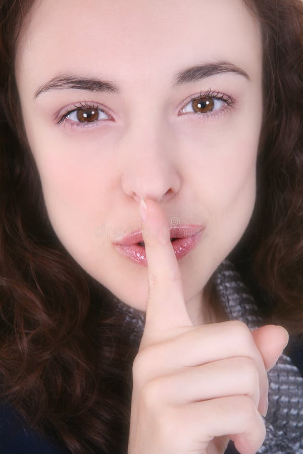 Quiet Please stock photo. Image of business, face, silent - 3353014