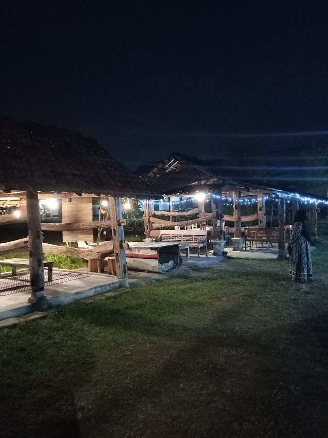 A Quiet Restaurant with Dim Lighting Editorial Stock Photo - Image of ...