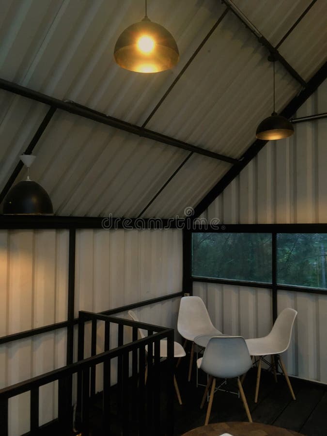 Quiet room stock image. Image of beautiful, lights, chairs - 261651333