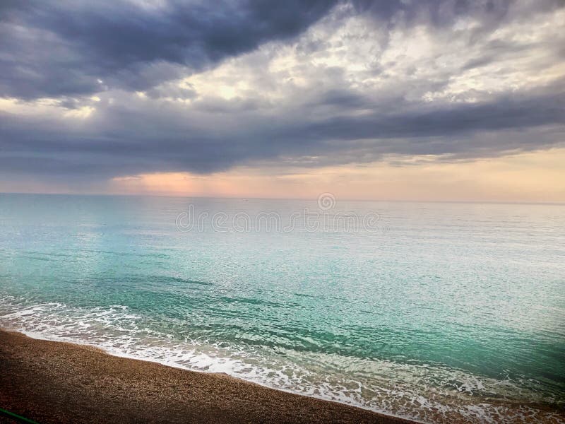 Quiet sea stock image. Image of narure, magical, quiet - 105238619