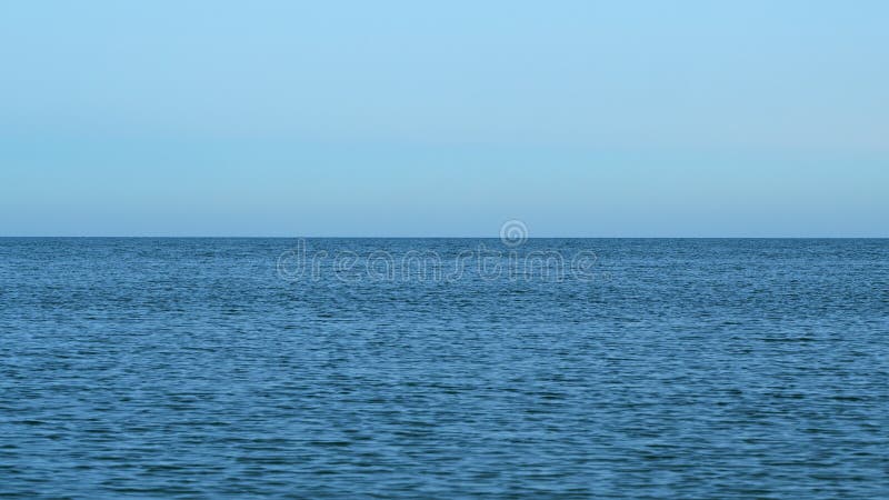 Quiet Seascape Texture with Small Wave and Clear Blue Sky. Wonderful ...