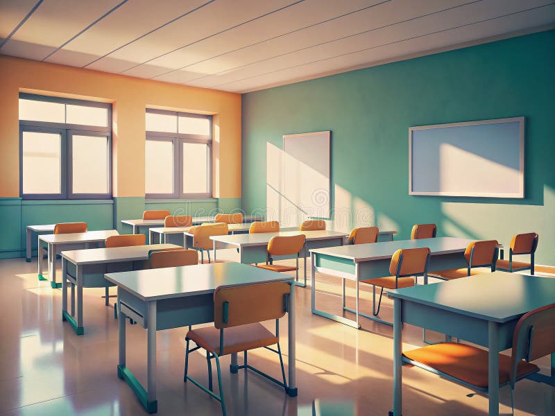 A Quiet Study Space Minimalist Classroom Setup for Productivity and ...