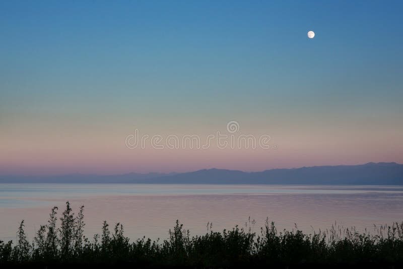 Quiet Sunset. Summer Calm Evening Stock Photo - Image of south, beach ...