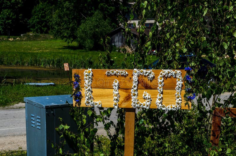 Quiet Village Streets in Latvia 74 Stock Photo - Image of autumn ...