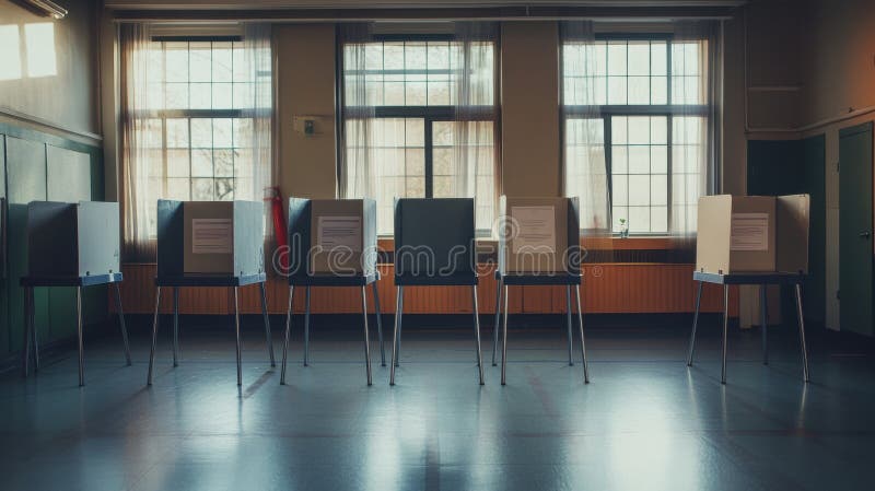 Quiet Voting Room Booths Instructions Election Ready Voters ...