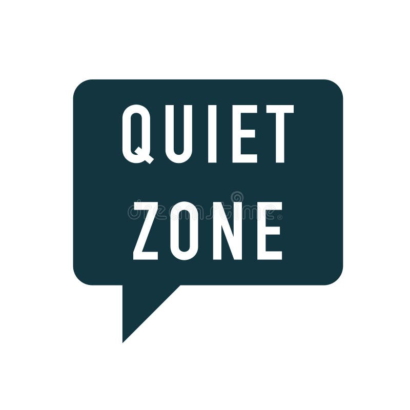 Quiet Zone Clip Art
