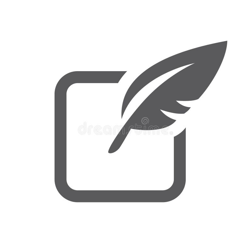Quill Feather Pen and Sign Form Fill Vector Icon Stock Vector ... Quill Feather Pen and Sign Form Fill Vector Icon Stock Vector ...