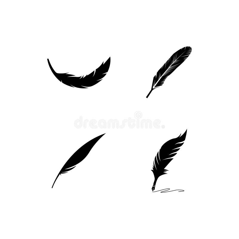 Quill logo stock vector. Illustration of business, paper - 250510169