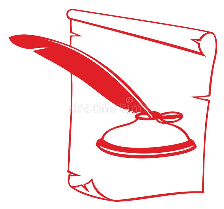 Scroll Paper Quill Stock Illustrations – 1,502 Scroll Paper Quill Stock ...