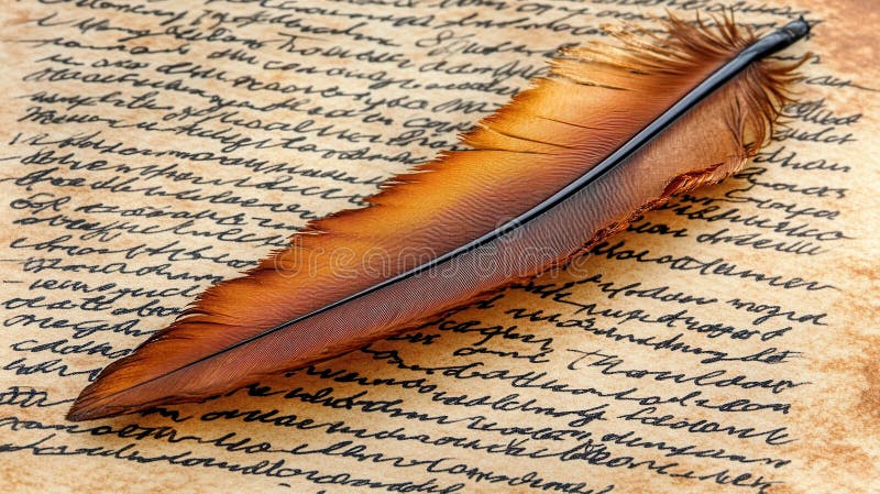Quill Pen Rests Antique Manuscript Writing History Education Stock Photos - Free & Royalty-Free ...