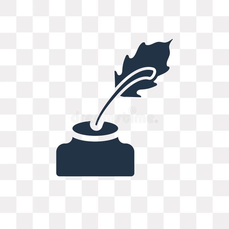 Icons Transparent Pen Quill Stock Illustrations – 46 Icons Transparent ...
