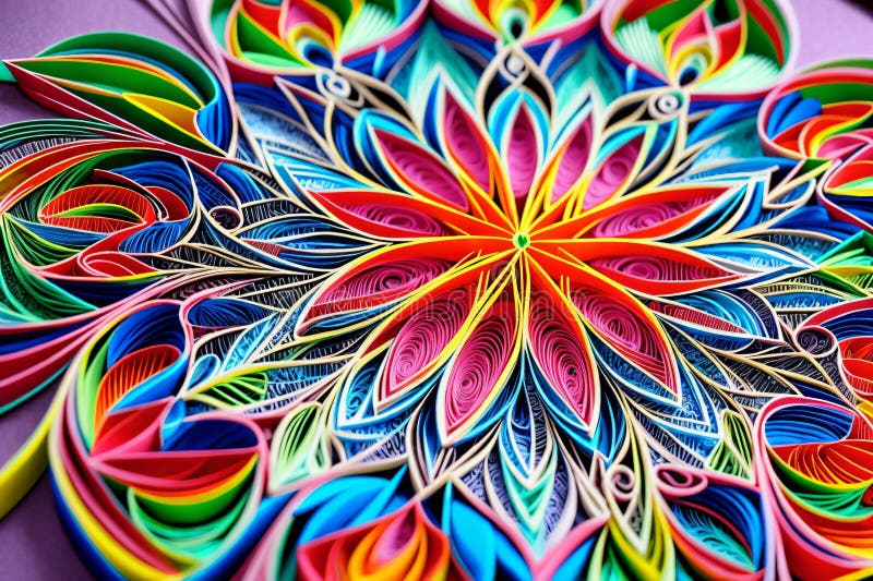 Quilled Lungs a Papercut Medical Masterpiece.AI Generated Stock ...