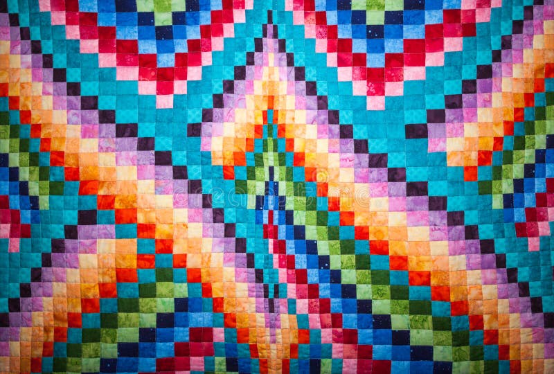 Quilt stock photo. Image of bright, blanket, textile - 173659414