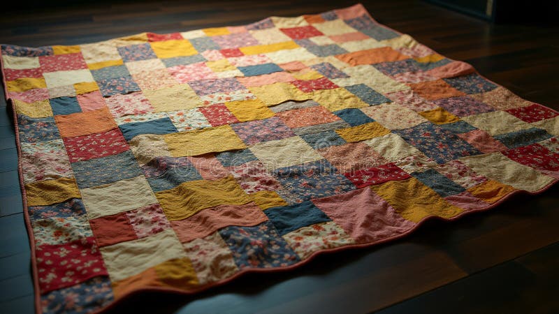Quilt of Diverse Patterns Woven into Unity Stock Image - Image of ...