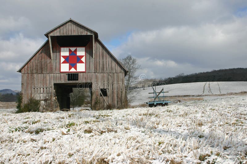 Quilt Square on Barn stock image. Image of pattern, tradition - 29246931