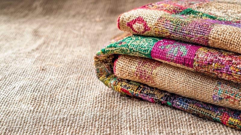 Quilt with Varied Textures and Patterns with a Colorful Patchwork ...