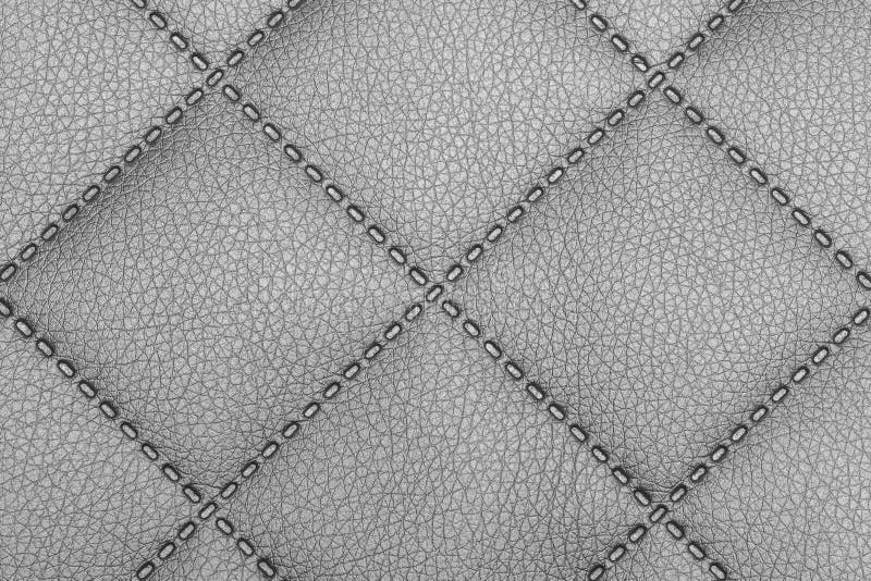 Quilted Fabric Pattern. Silver Leather Sofa Texture Stock Photo - Image of glossy, bedding ...