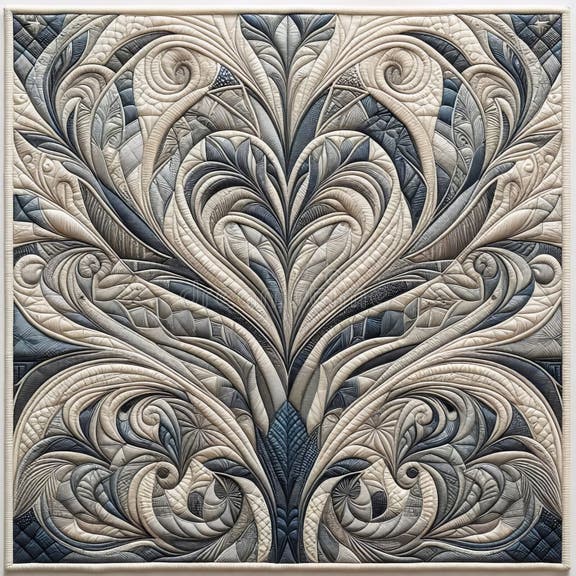 Quilted Pattern a Grid Like Pattern Resembling Quilt Stock Image ...