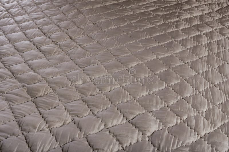 Quilted Quilt and Texture of Warm Stitched Fabric Stock Photo - Image ...
