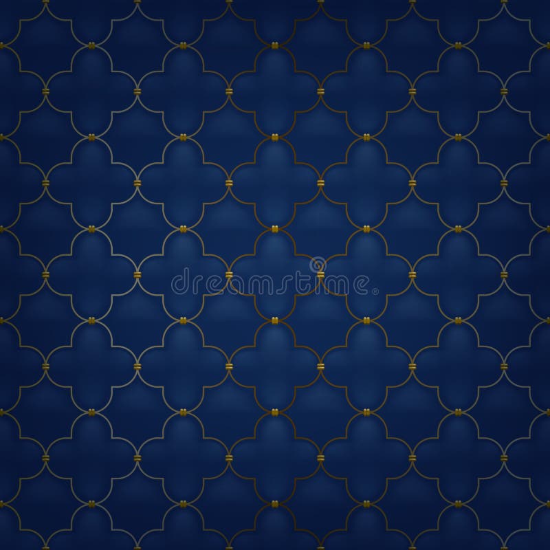 Arabesque Seamless Pattern on Bright Background Stock Vector ...