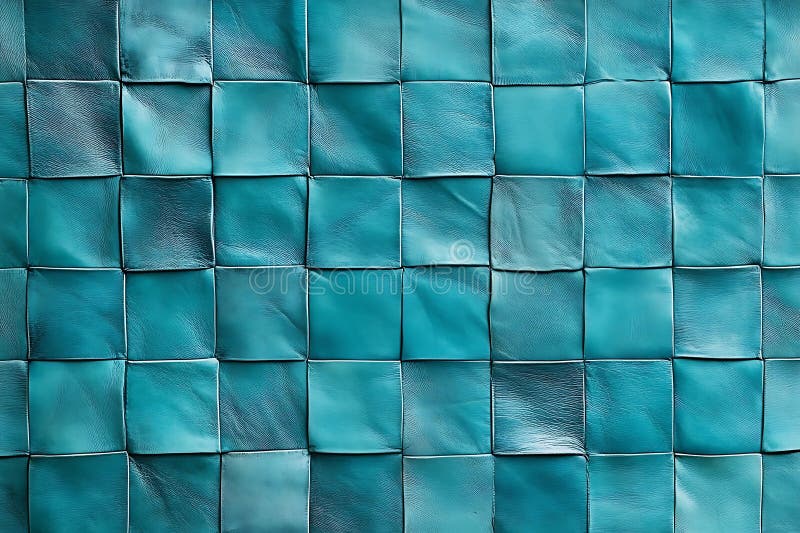 Quilted Velours Fabric Background. Turquoise Texture Blanket or Puffer ...