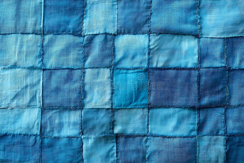 Quilted Velours Fabric Background. Turquoise Texture Blanket or Puffer ...