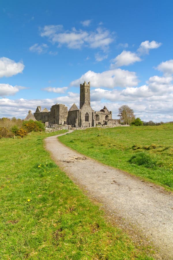 Quin Abbey, County Clare, Ireland Stock Photo - Image of historic ...