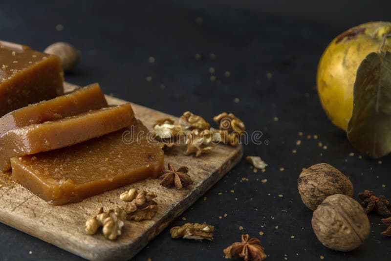 Quince candy stock image. Image of oblonga, nutritive - 190036425