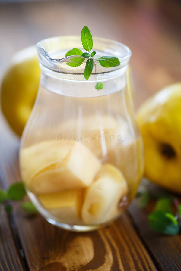 Quince compote stock photo. Image of juicy, healthy, eating - 62085942
