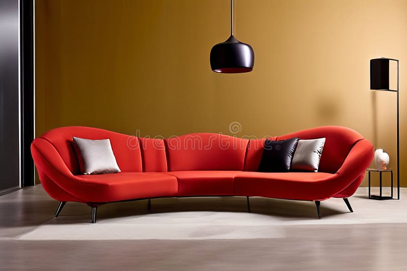 Quincy Sofa a Sleek High Backed Sofa with a Curved Shape and Cus Stock ...