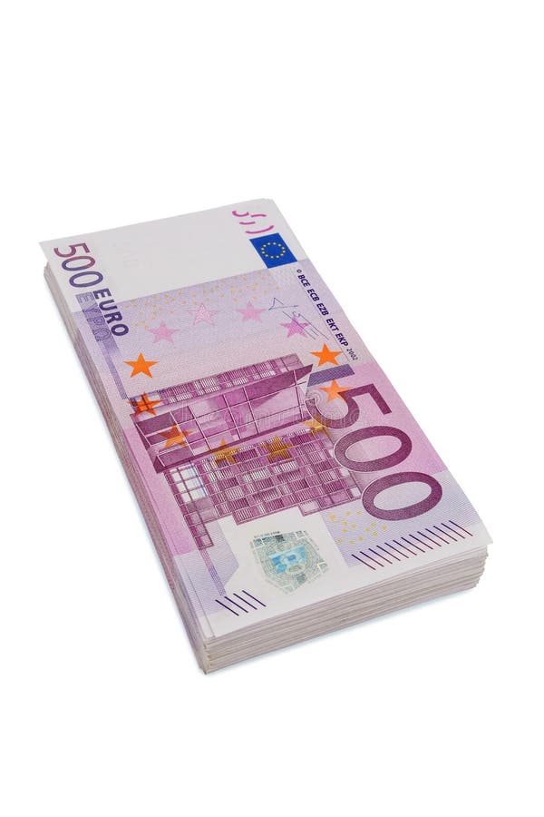 Quinientos Billetes De Banco Euro Imagen de archivo - Imagen de ...