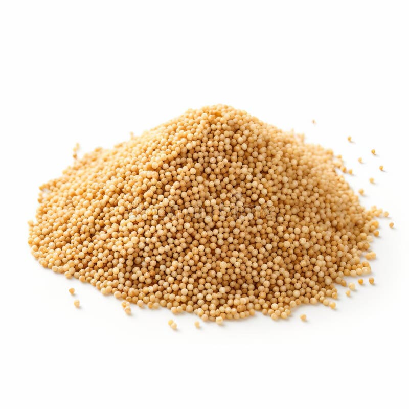 Quinoa Grains Isolated on Clean White Background Image Stock ...