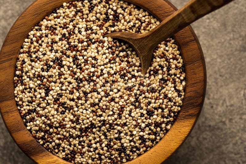 Quinoa Grains Organic stock image. Image of dieting - 143236739
