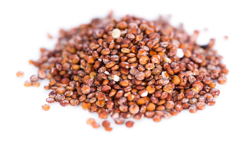 Quinoa Rouge (d'isolement Sur Le Blanc) Image stock - Image du sain ...