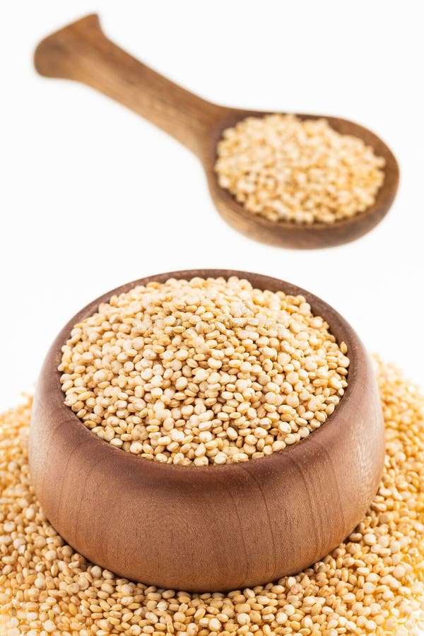 Quinoa Seeds in the Bowl - Chenopodium Quinoa Stock Photo - Image of ...