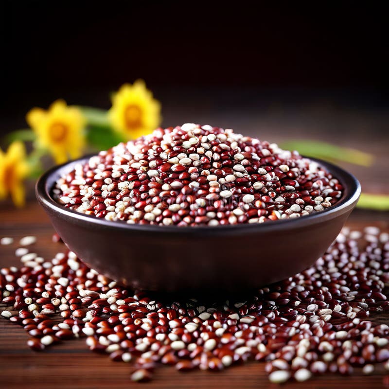Quinoa Seeds Tiny Round Seeds that are Cooked and Used As a Gai Stock ...