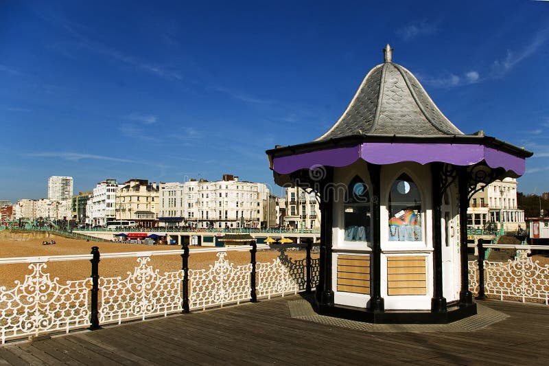 Quiosque foto de stock. Imagem de brigghton, festa, praia - 7979188