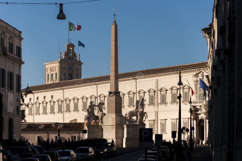 Quirinal Palace stock image. Image of italian, egyptian - 98515647