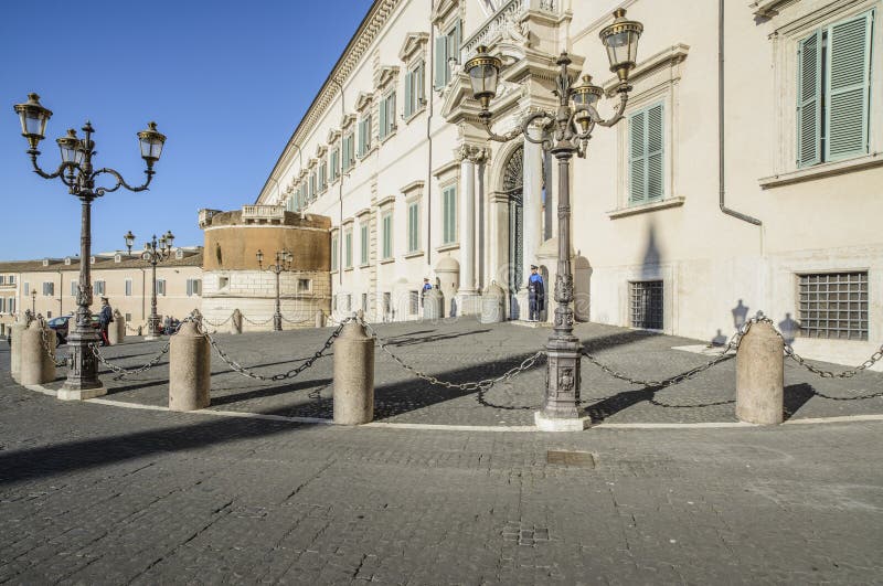Quirinal Palace Rome Italy Europe Editorial Image - Image of rome ...